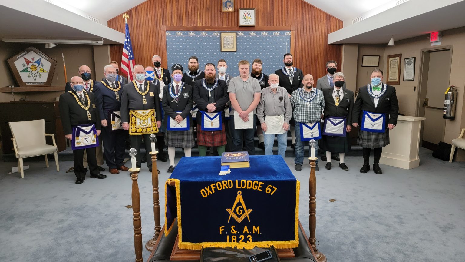 Oxford Masonic Lodge No. 67 F.&A.M. – Chartered January 14, 1823
